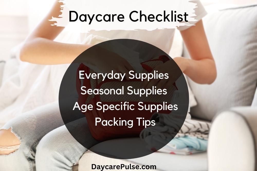What To Pack For Daycare DaycarePulse