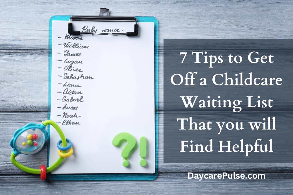 Daycare Waiting List | Checklist Daycare Waiting List | Checklist