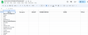Daycare Expense Spreadsheet: 6 Simple Steps For Effective Management